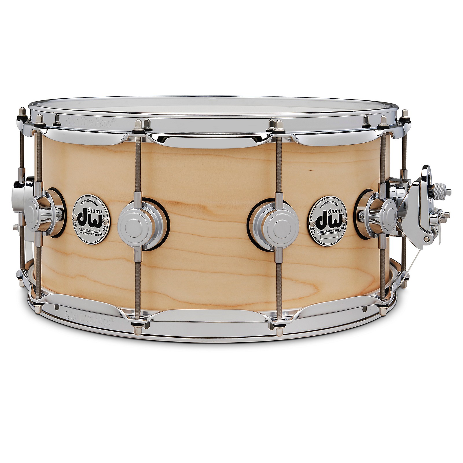 DW Collector's SSC Maple Satin Oil Snare Drum with Chrome Hardware 14 x ...