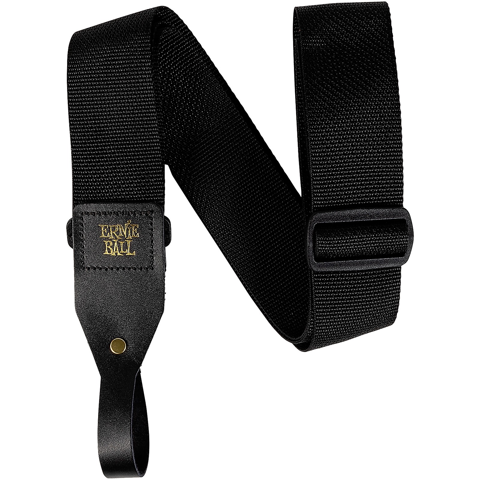 Ernie Ball Polypro Acoustic Guitar Strap Black 2 in. | Guitar Center