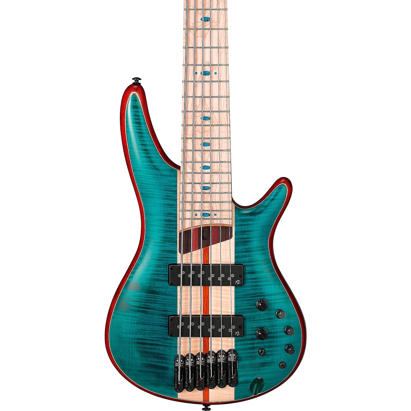 Ibanez Premium SR1426B 6-String Electric Bass Guitar Caribbean Green ...