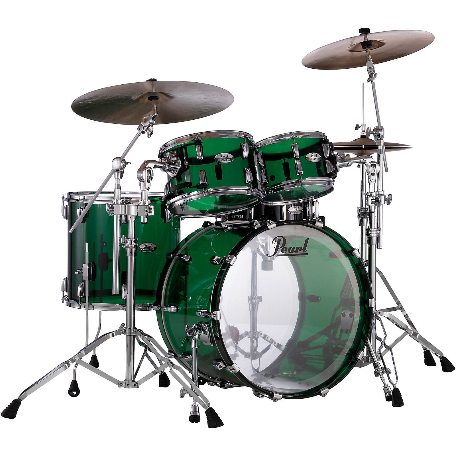 Pearl Crystal Beat 4-Piece Shell Pack Emerald Glass | Guitar Center