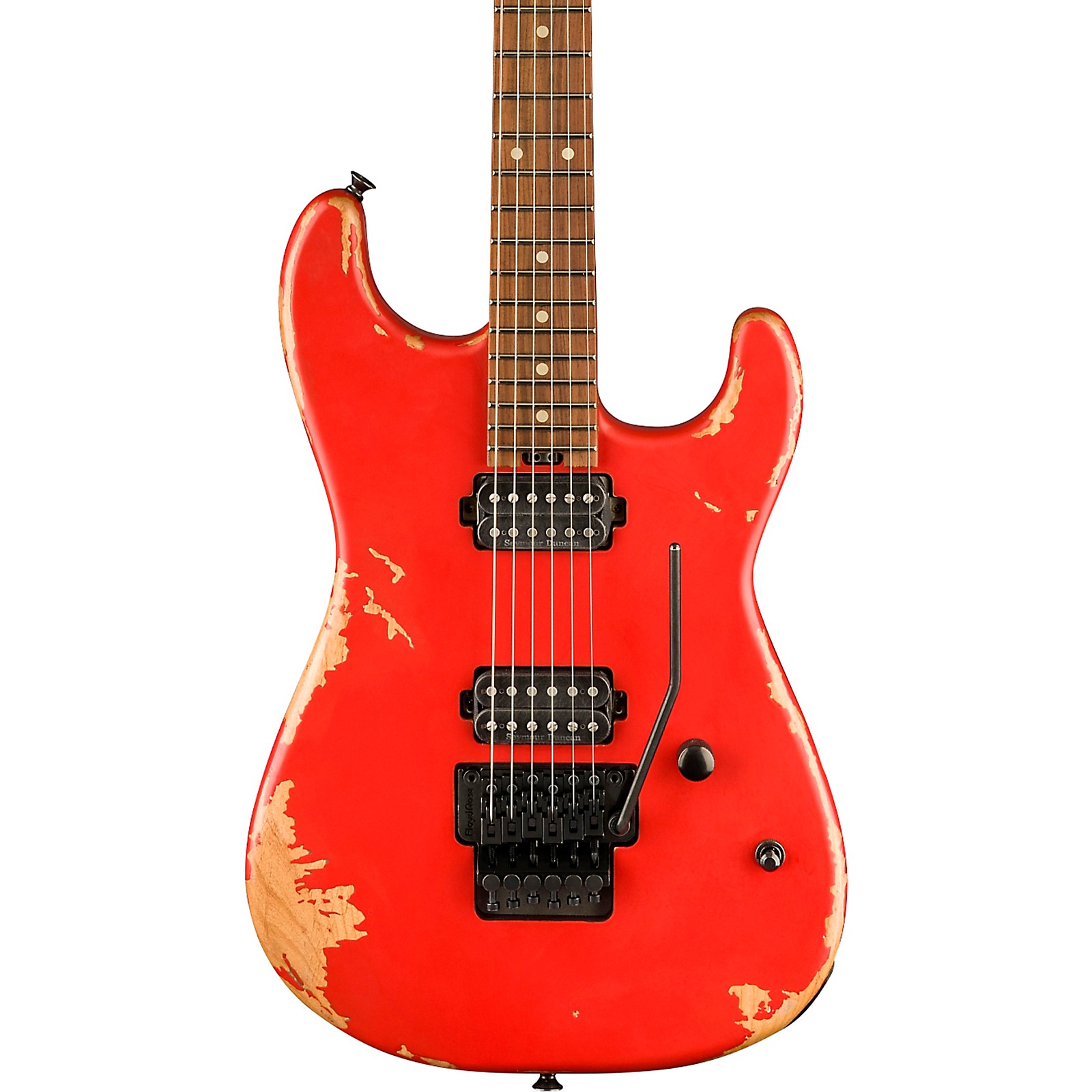 Charvel Pro-Mod Relic Series SD1 HH FR PF Weathered Orange | Guitar Center