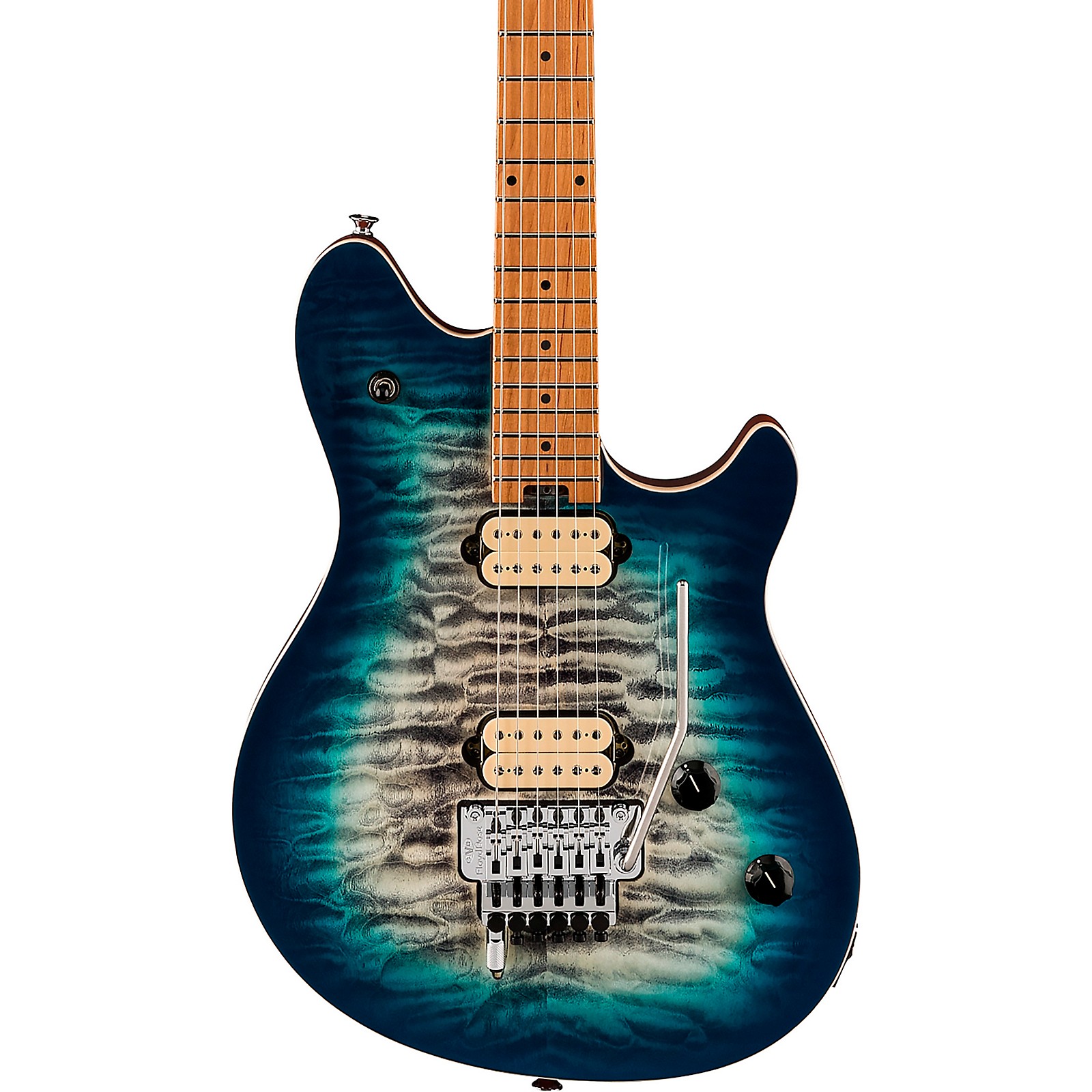 EVH Wolfgang Special QM with Baked Maple Fingerboard Electric Guitar ...
