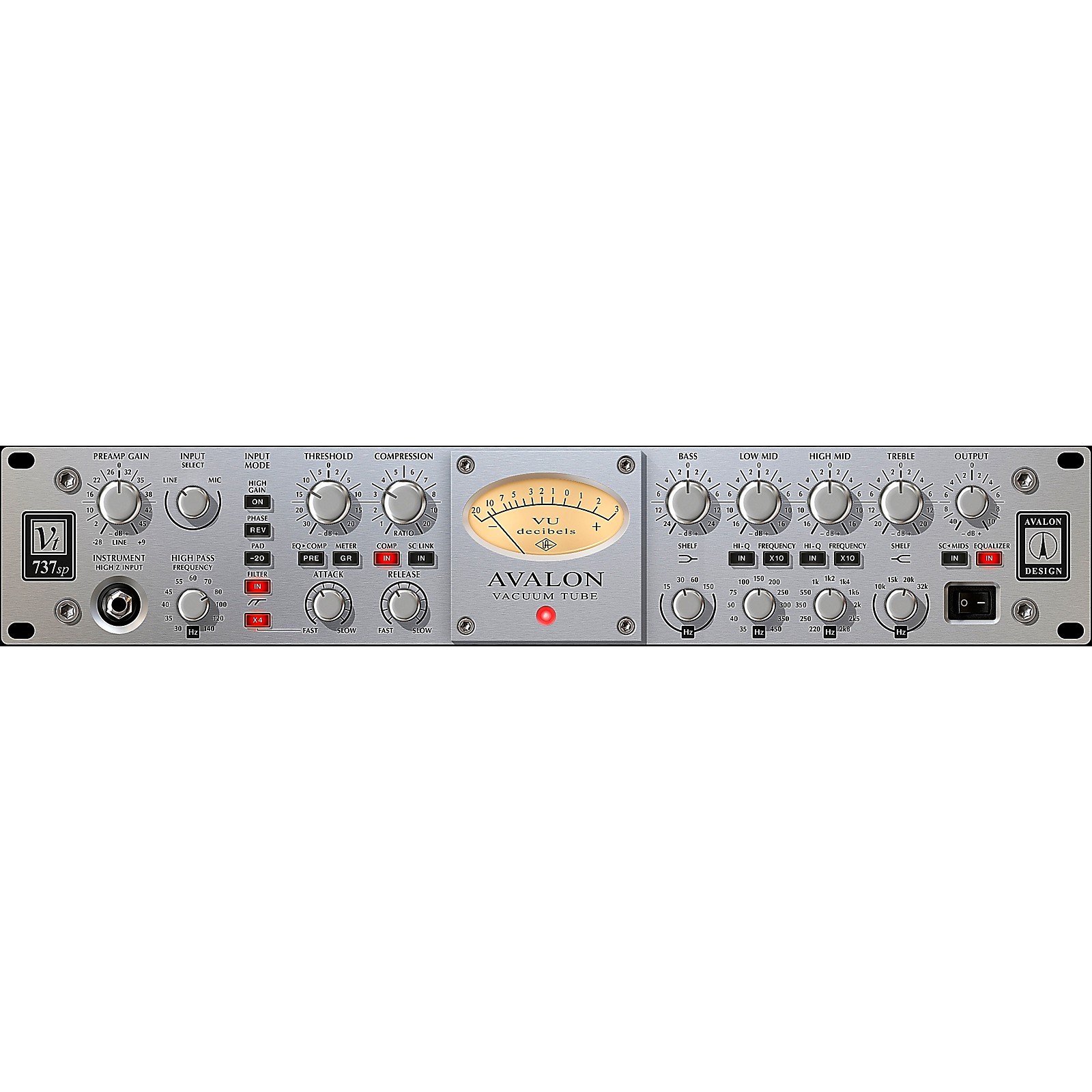 Universal Audio Avalon VT-737 Tube Channel Strip Plug-in | Guitar Center