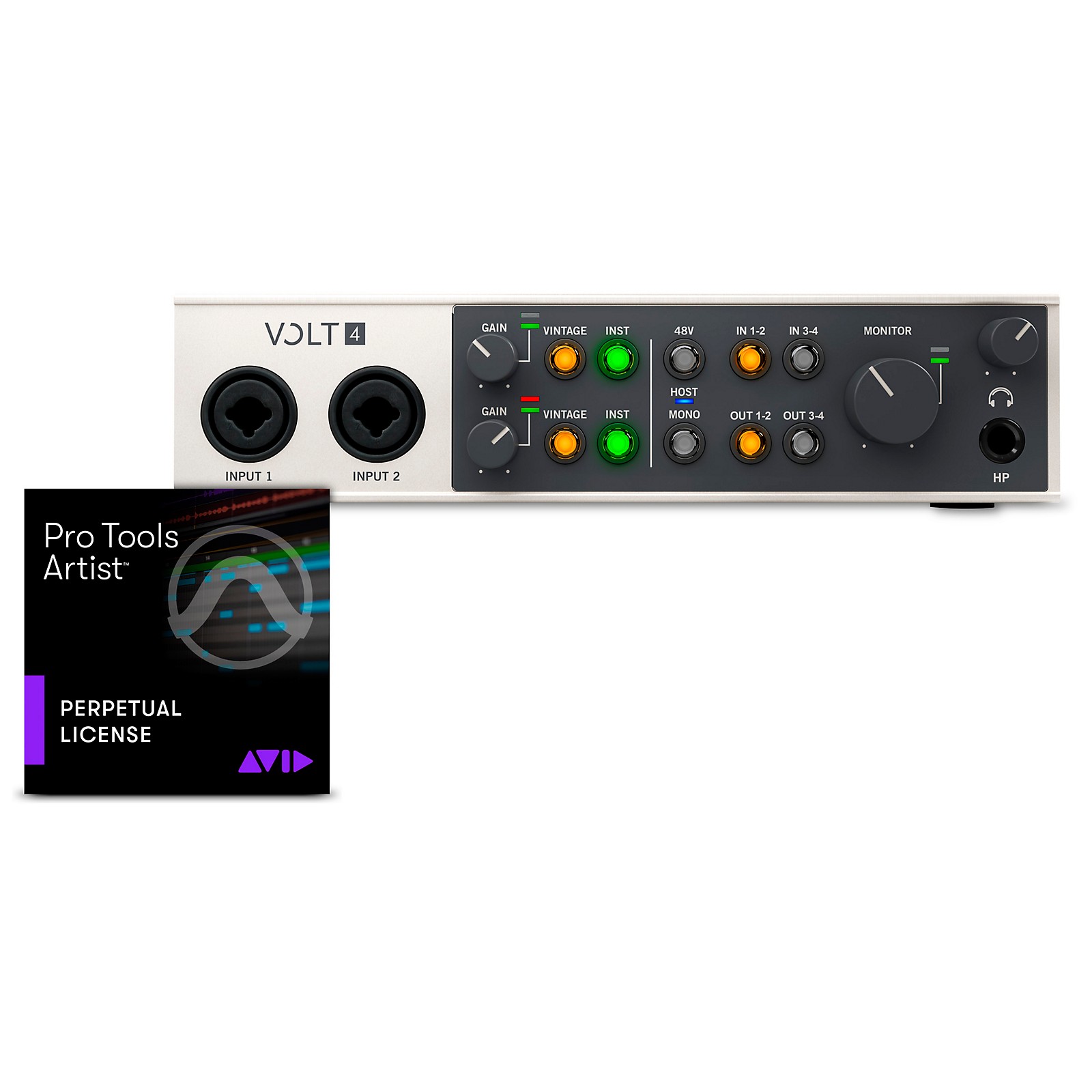 Universal Audio Volt USB Audio Interface with AVID Pro Tools Artist ...