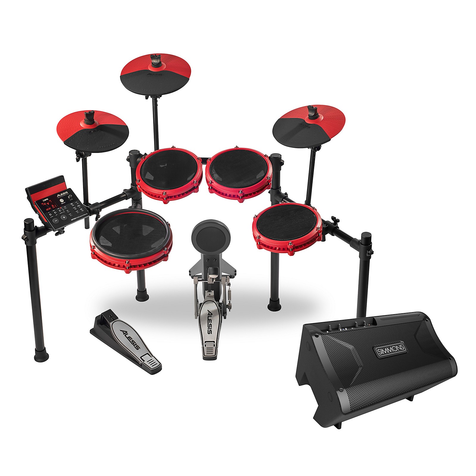 Alesis Nitro Max 8-Piece Electronic Drum Set With Bluetooth, BFD Sounds ...