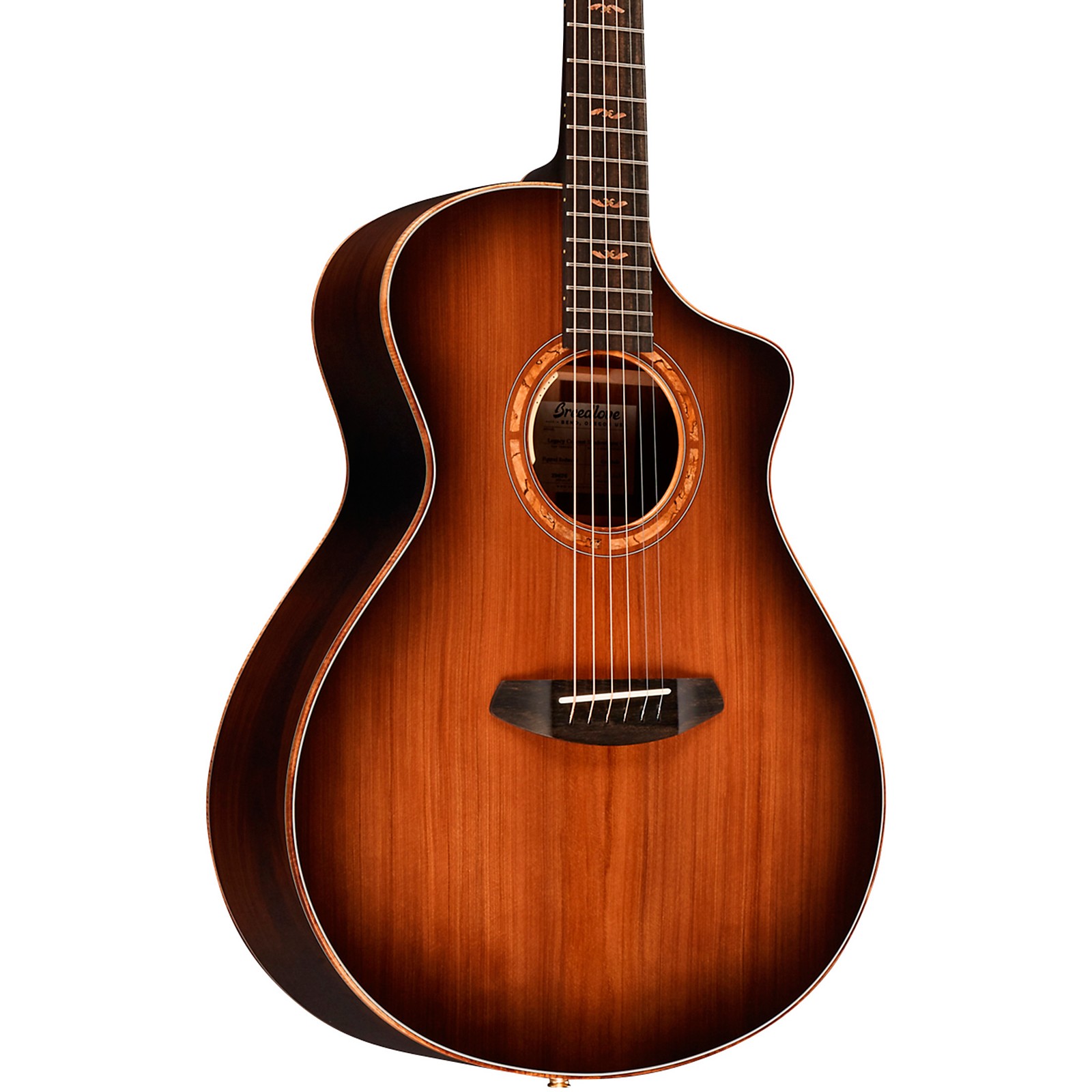 Platinum Breedlove Legacy Redwood-Cocobolo Cutaway Concert Acoustic ...