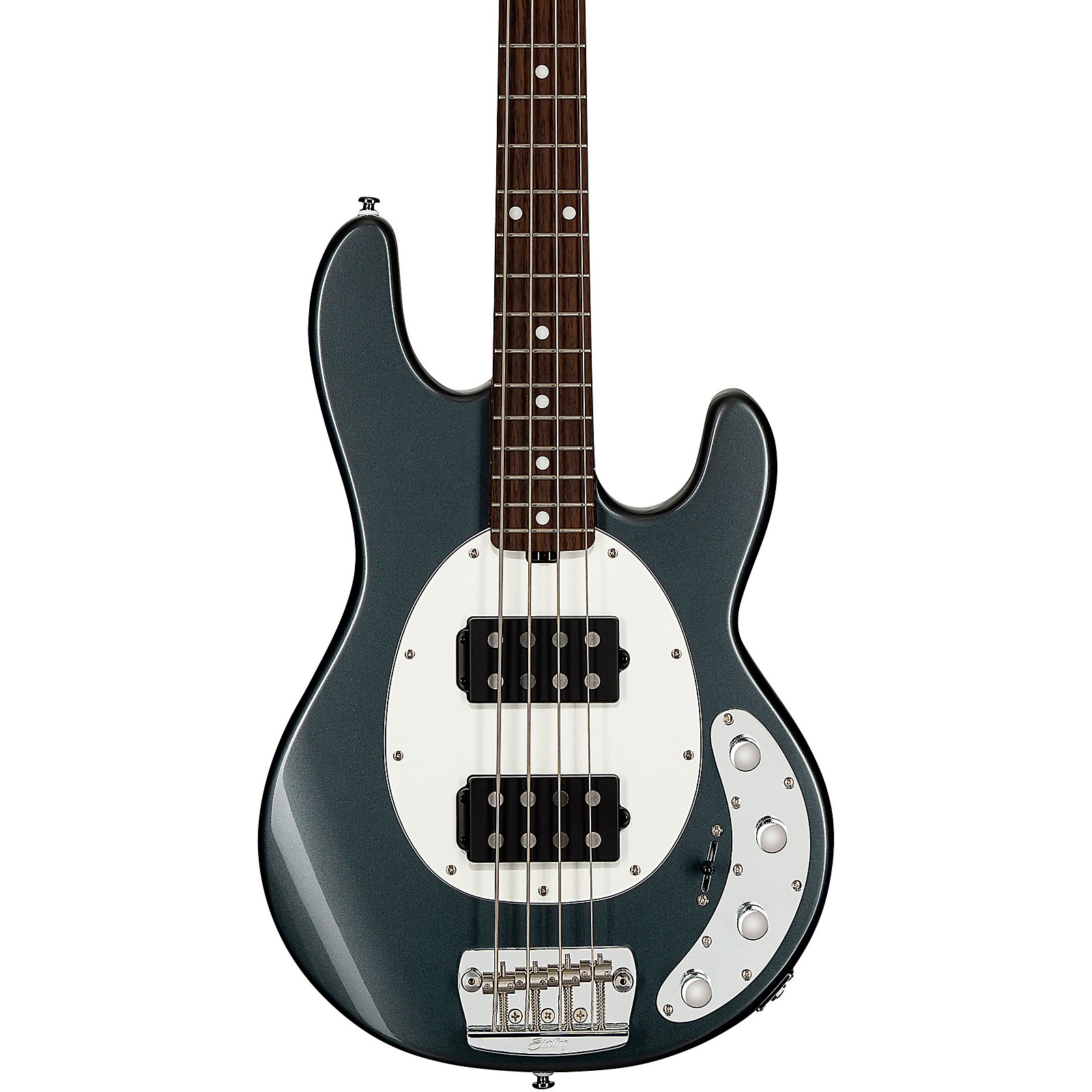 Sterling by Music Man StingRay RAY34 HH Bass Charcoal Frost | Guitar Center