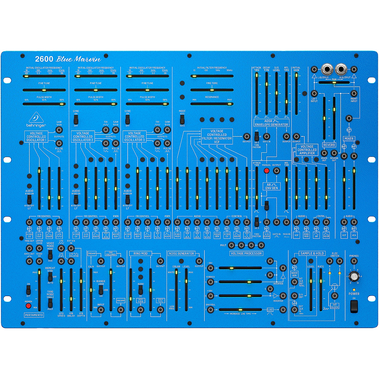 Behringer 2600 Blue Marvin Limited-Edition Analog Semi-Modular ...