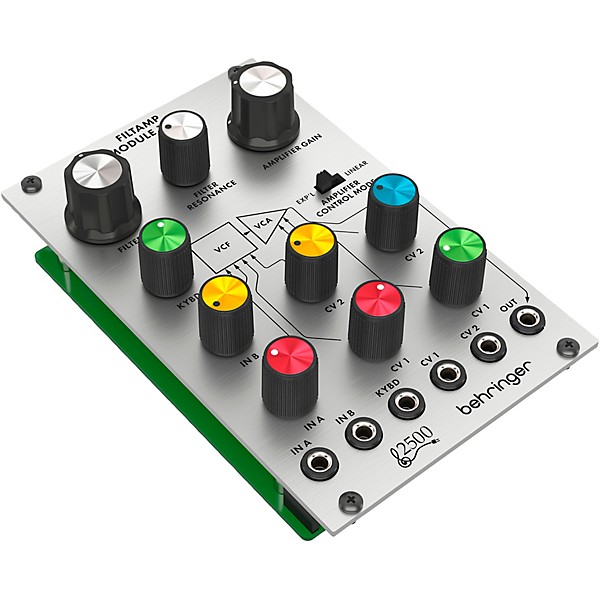 Behringer 1006 Filtamp 24 dB Low-Pass VCF and VCA Eurorack Module ...