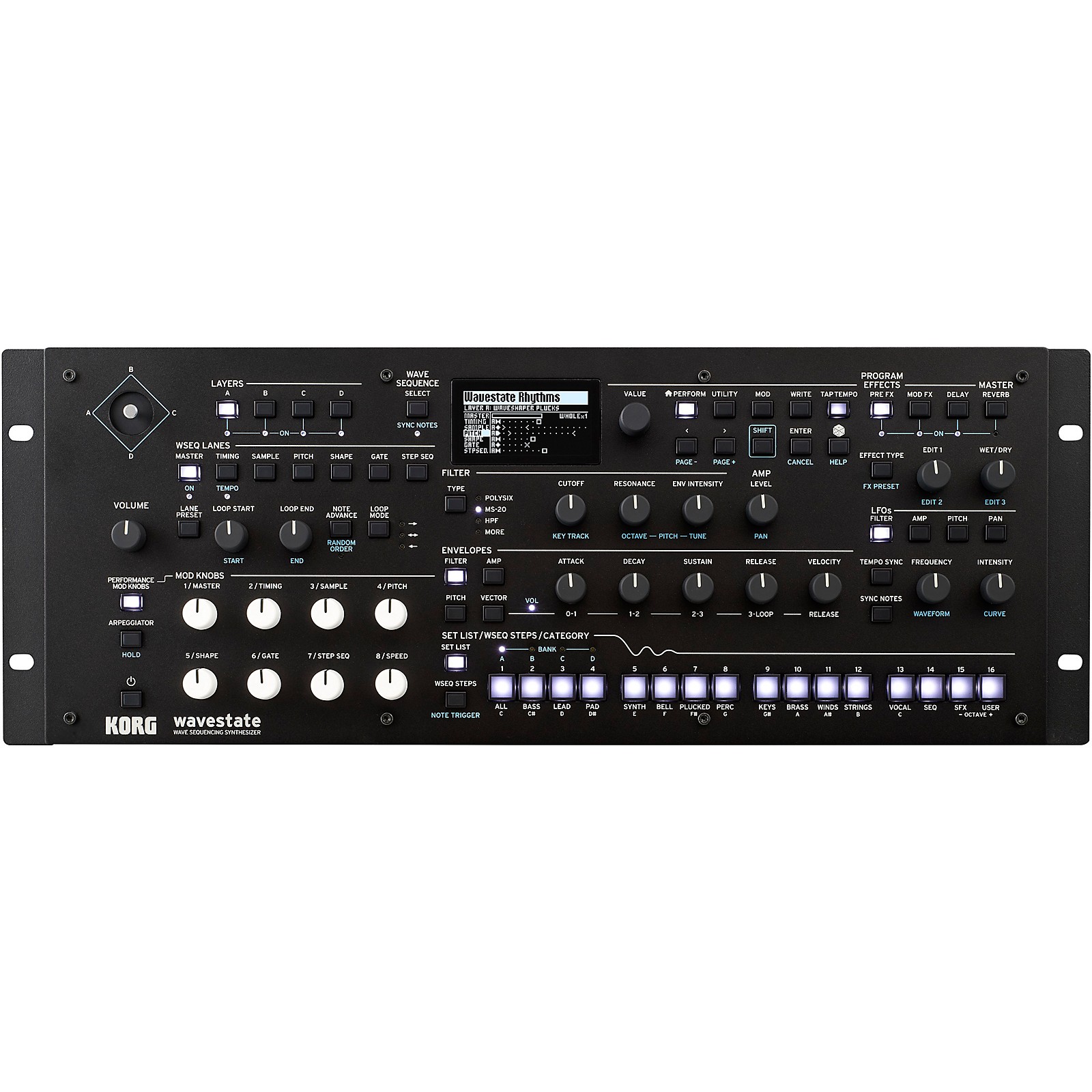 KORG wavestate Wavesequencing Desktop/4U Rack | Guitar Center