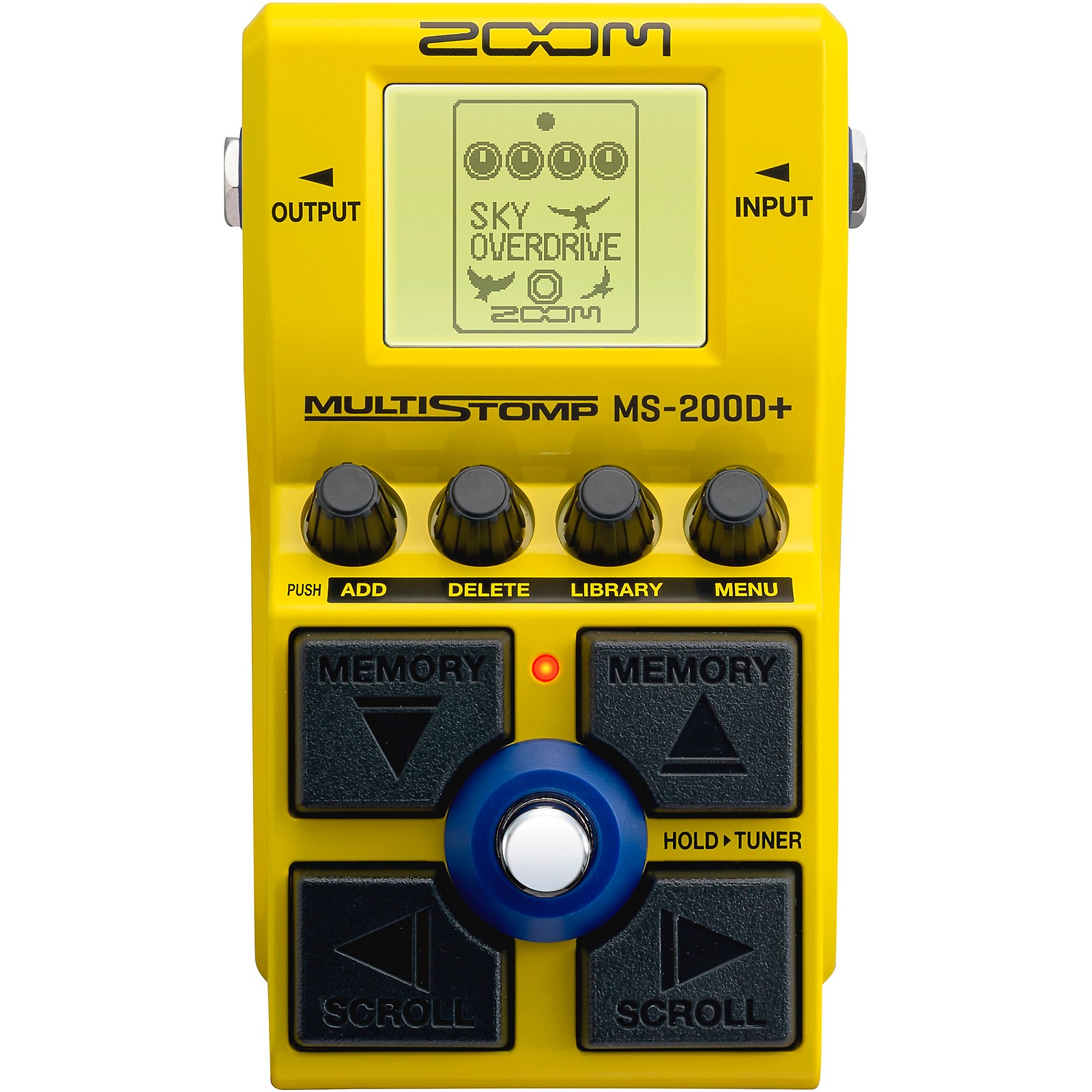 Zoom MS-200D+ Multi-Stomp Distortion Effects Pedal Yellow | Guitar Center