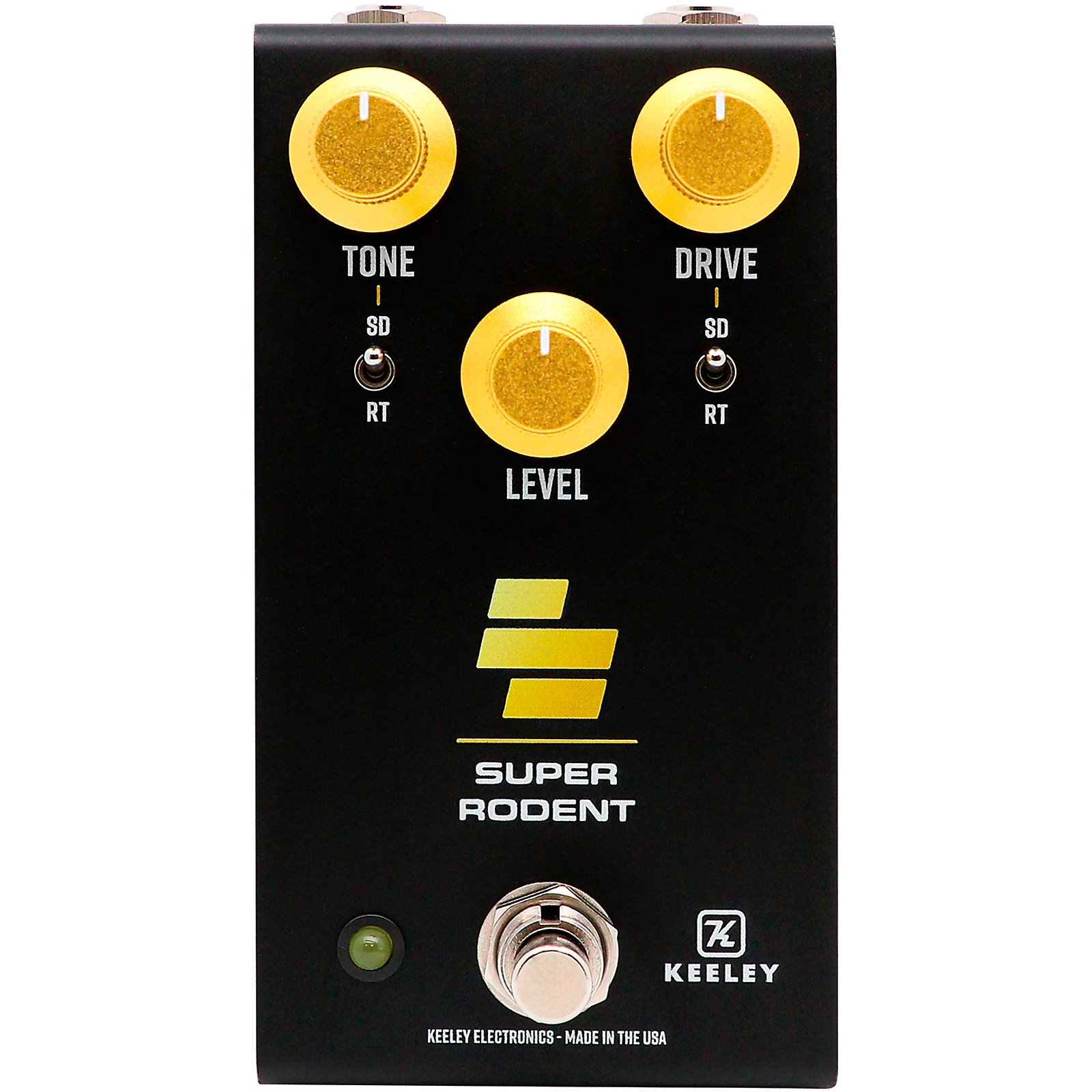 Keeley Super Rodent Overdrive & Distortion Effects Pedal Black/Yellow ...