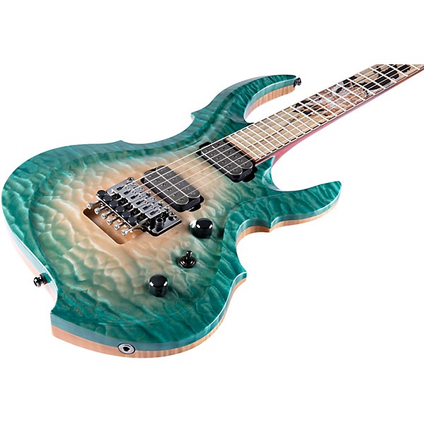 Platinum ESP FRX CTM FR Electric Guitar Apex Green Burst | Guitar Center