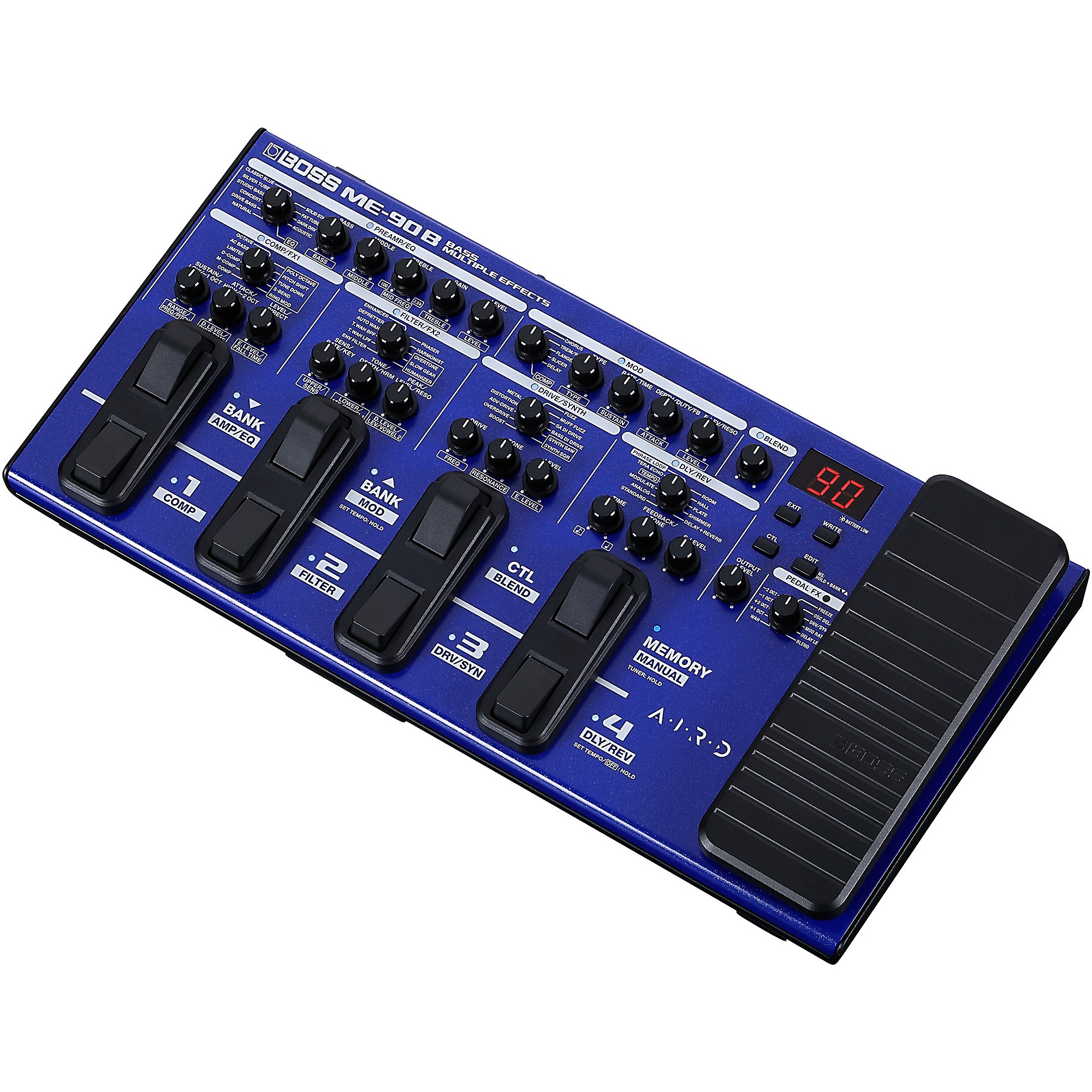 BOSS ME-90B Bass Multi-Effects Pedal Purple | Guitar Center BOSS ME-90B Bass Multi-Effects Pedal Purple | Guitar Center