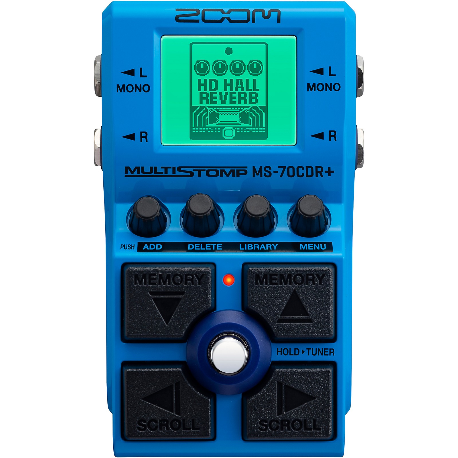 Zoom MS-70CDR+ MultiStomp Chorus/Delay/Reverb Effects Pedal Blue ...