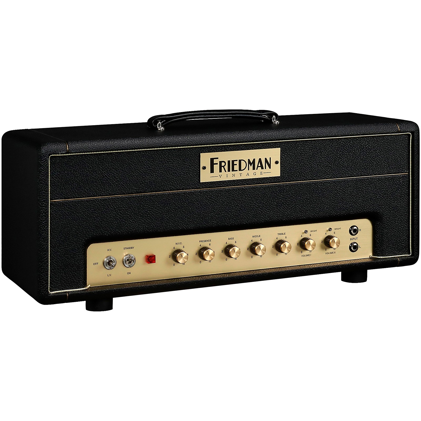 Friedman Vintage Collection PLEX 50W Tube Guitar Amp Head Black ...