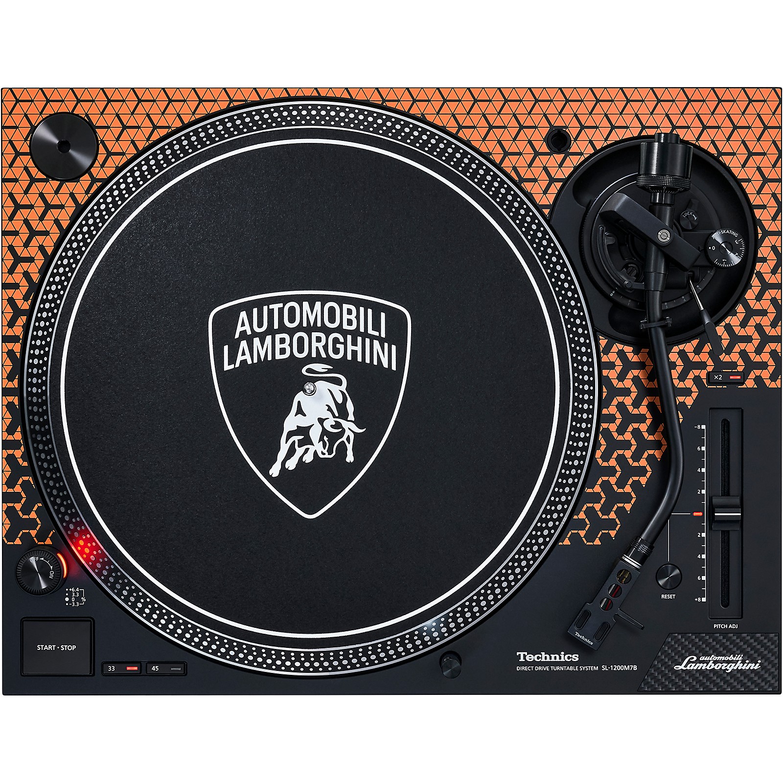 Technics SL-1200M7B Special Edition Lamborghini Direct Drive Turntable ...