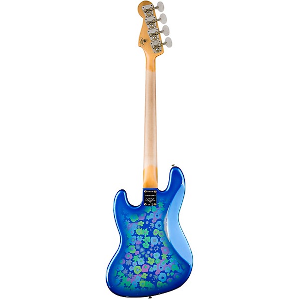 Platinum Fender Custom Shop Limited Edition '68 Blue Floral Jazz Bass ...