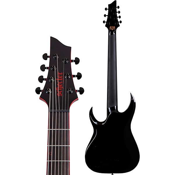 Schecter Guitar Research Sunset-7 Red Dawn Electric Guitar Gloss Black ...