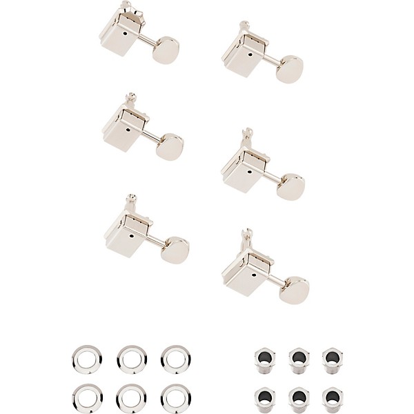 Fender ClassicGear Staggered Tuning Machine Set Chrome | Guitar Center