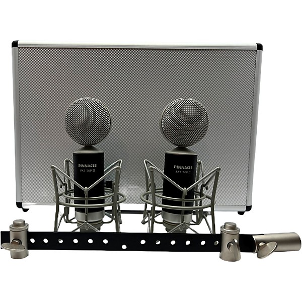 Pinnacle Microphones Fat Top II Ribbon Microphone Stereo Pair - Black ...
