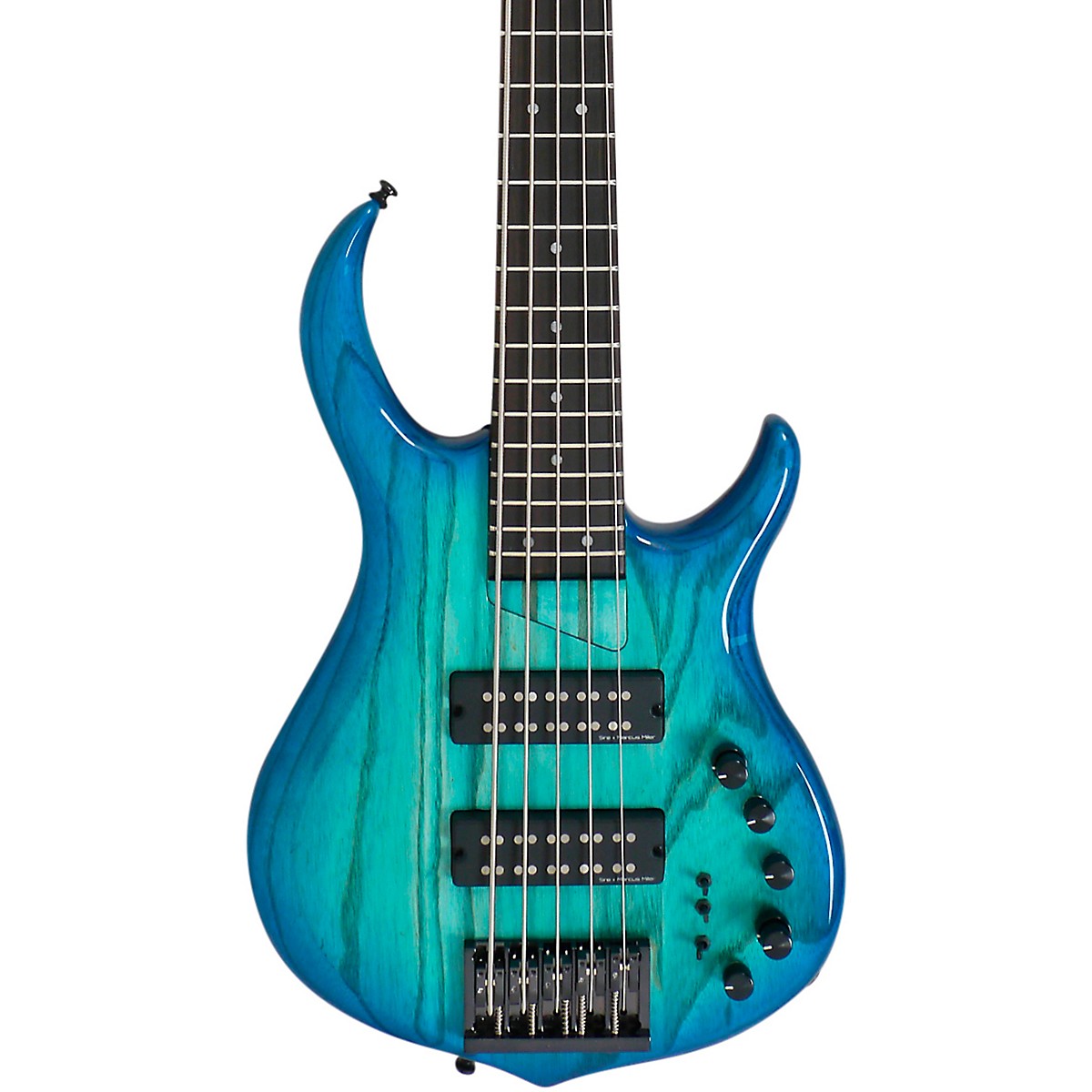 Sire Marcus Miller M5 Swamp Ash 5-String Bass Transparent Blue | Guitar ...