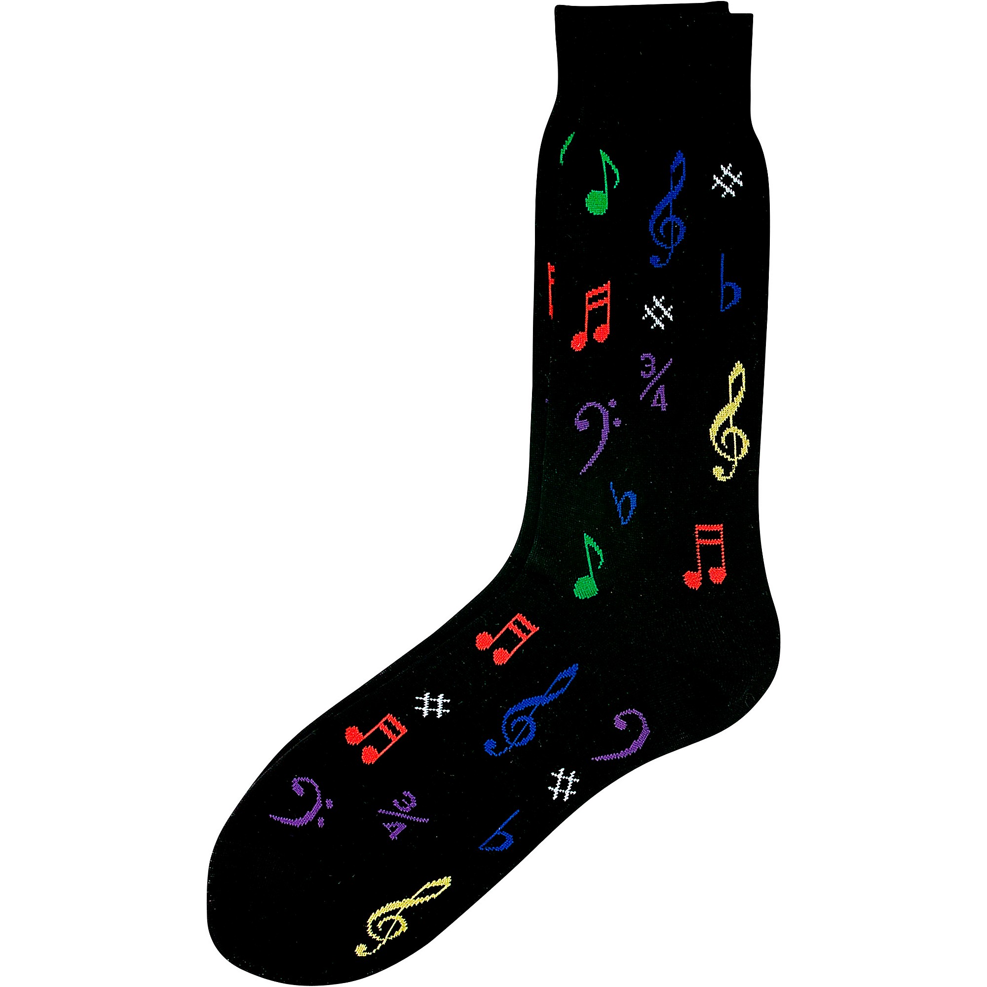 AIM Men's Multi-Colored Music Note Socks | Guitar Center