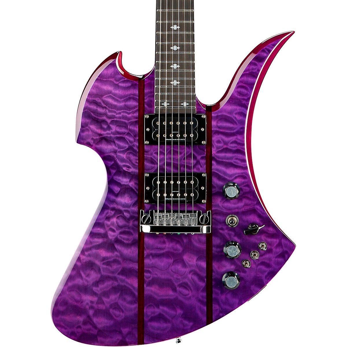 B.C. Rich Mockingbird Legacy STQ Hardtail Electric Guitar Purple ...