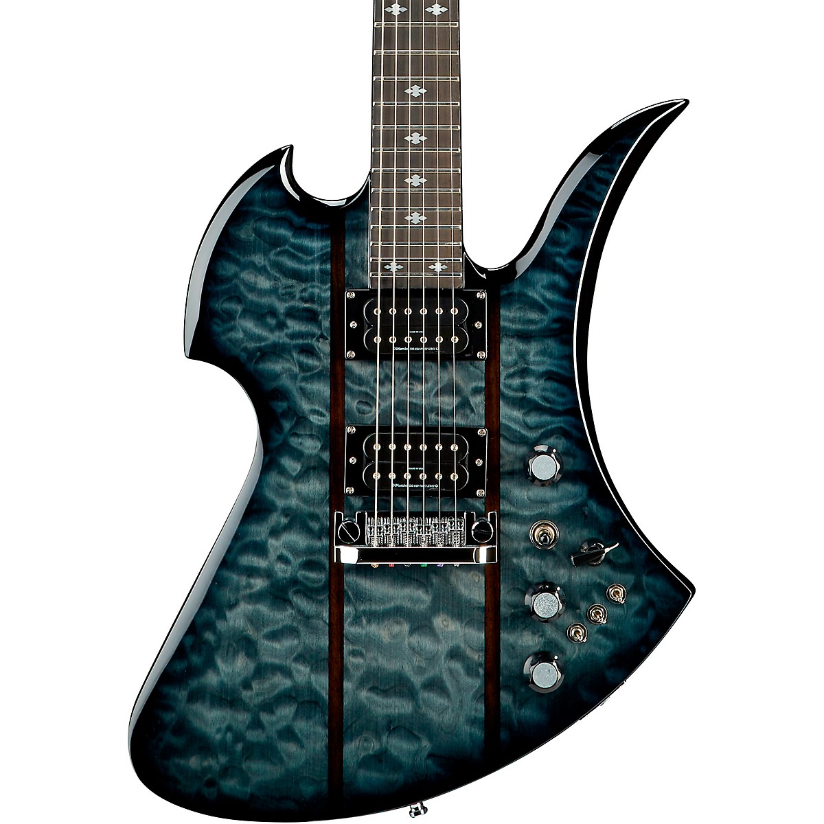 B.C. Rich Mockingbird Legacy STQ Hardtail Electric Guitar Trans Black ...