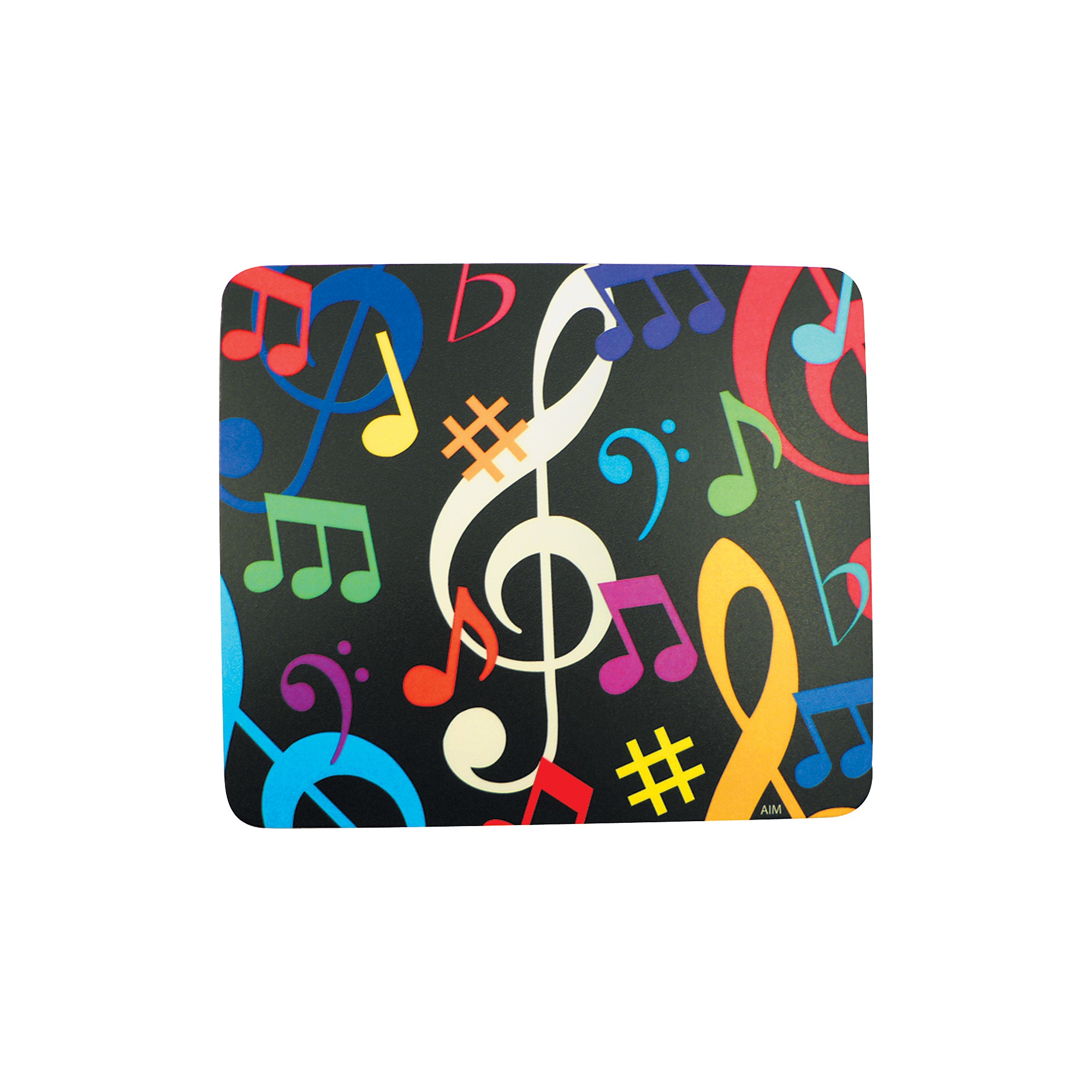 AIM Multi-Color Music Notes Mousepad | Guitar Center