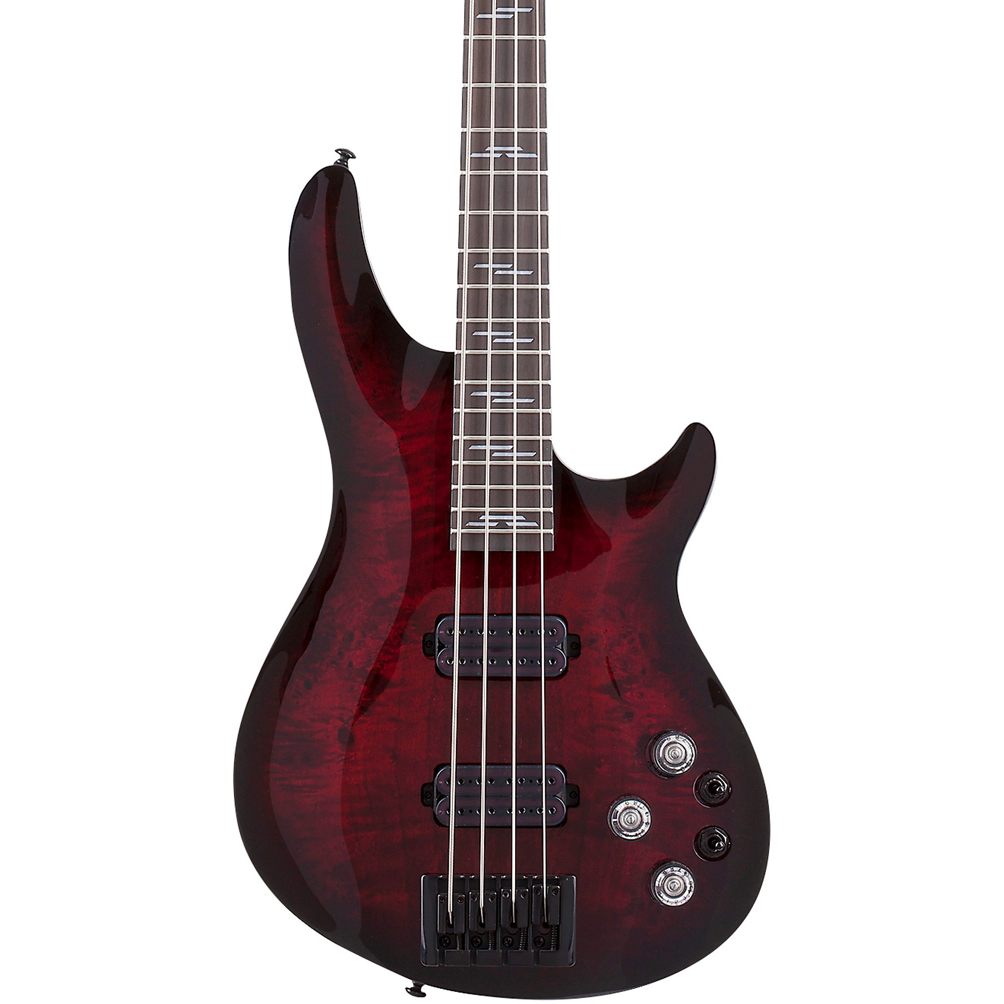Schecter Guitar Research Omen Elite-4 4 String Electric Bass Guitar ...