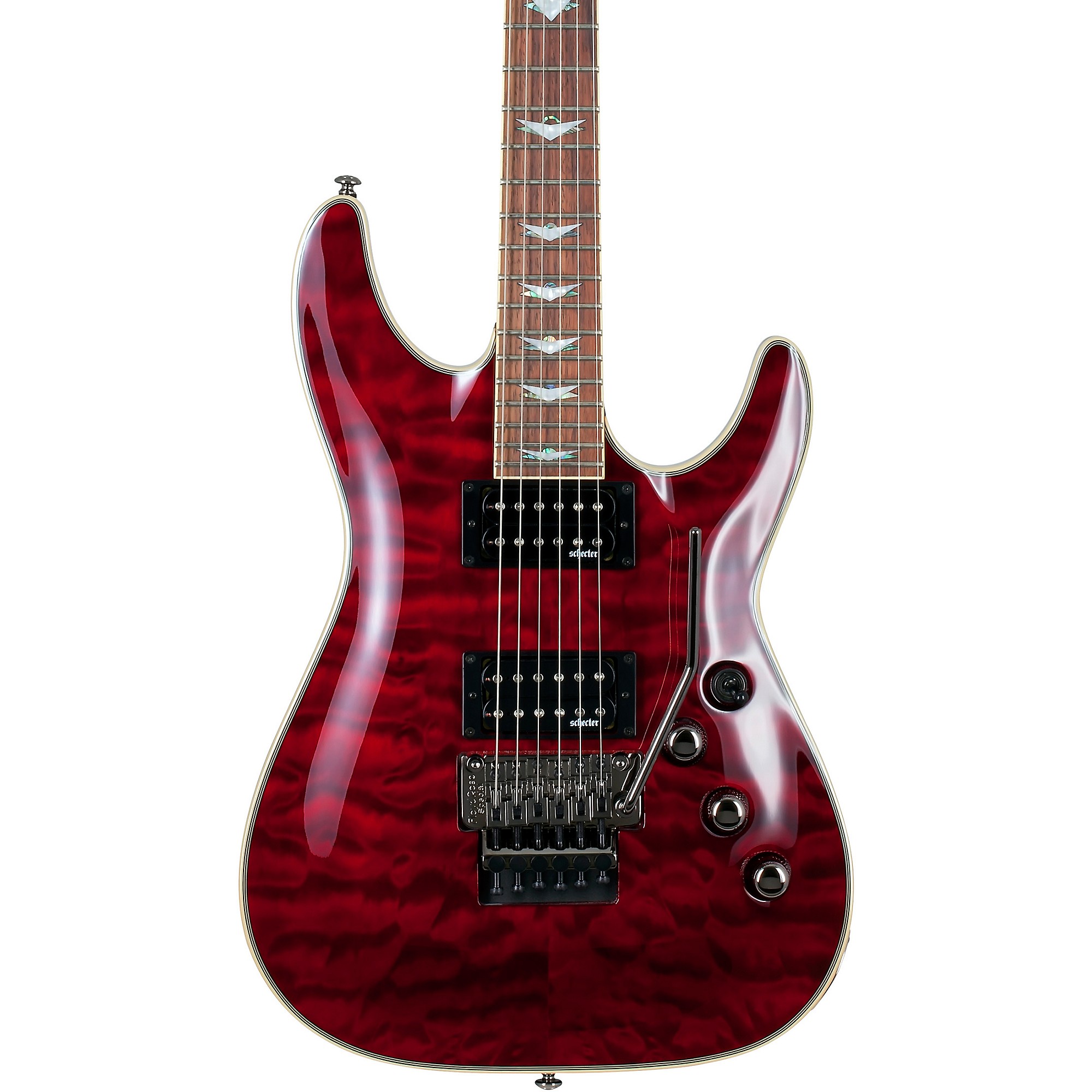 Schecter Guitar Research Omen Extreme-6 FR Electric Guitar Black Cherry ...