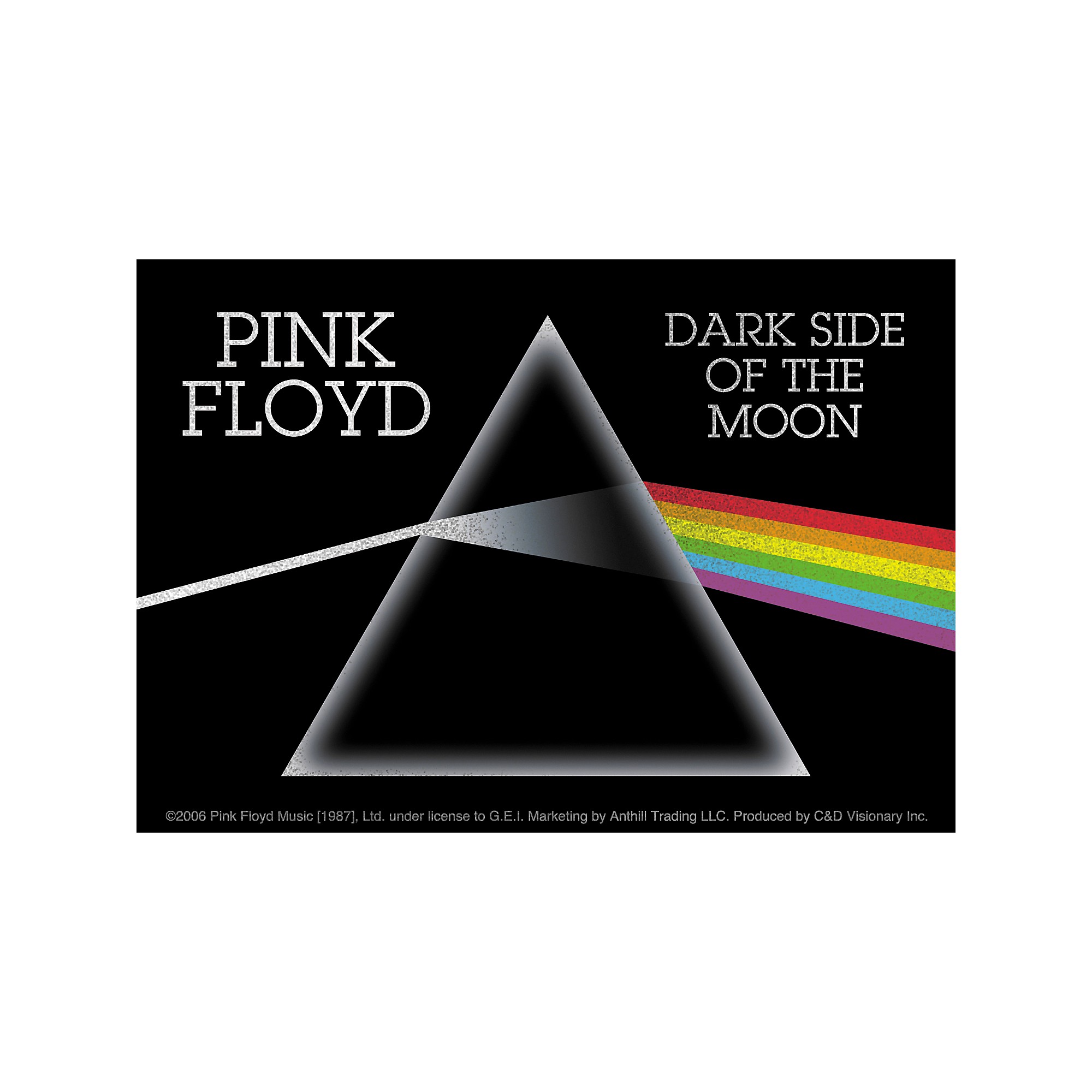 C&D Visionary Pink Floyd Dark Side Sticker | Guitar Center