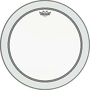 Remo Powerstroke 3 Clear Bass Drum Head with Impact Patch 24 in ...