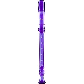 Lyons Premium 3-Piece Translucent Soprano Recorder Transparent Purple ...