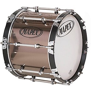 Mapex Quantum Marching Bass Drum Silver Diamond Dazzle 18x14 | Guitar ...
