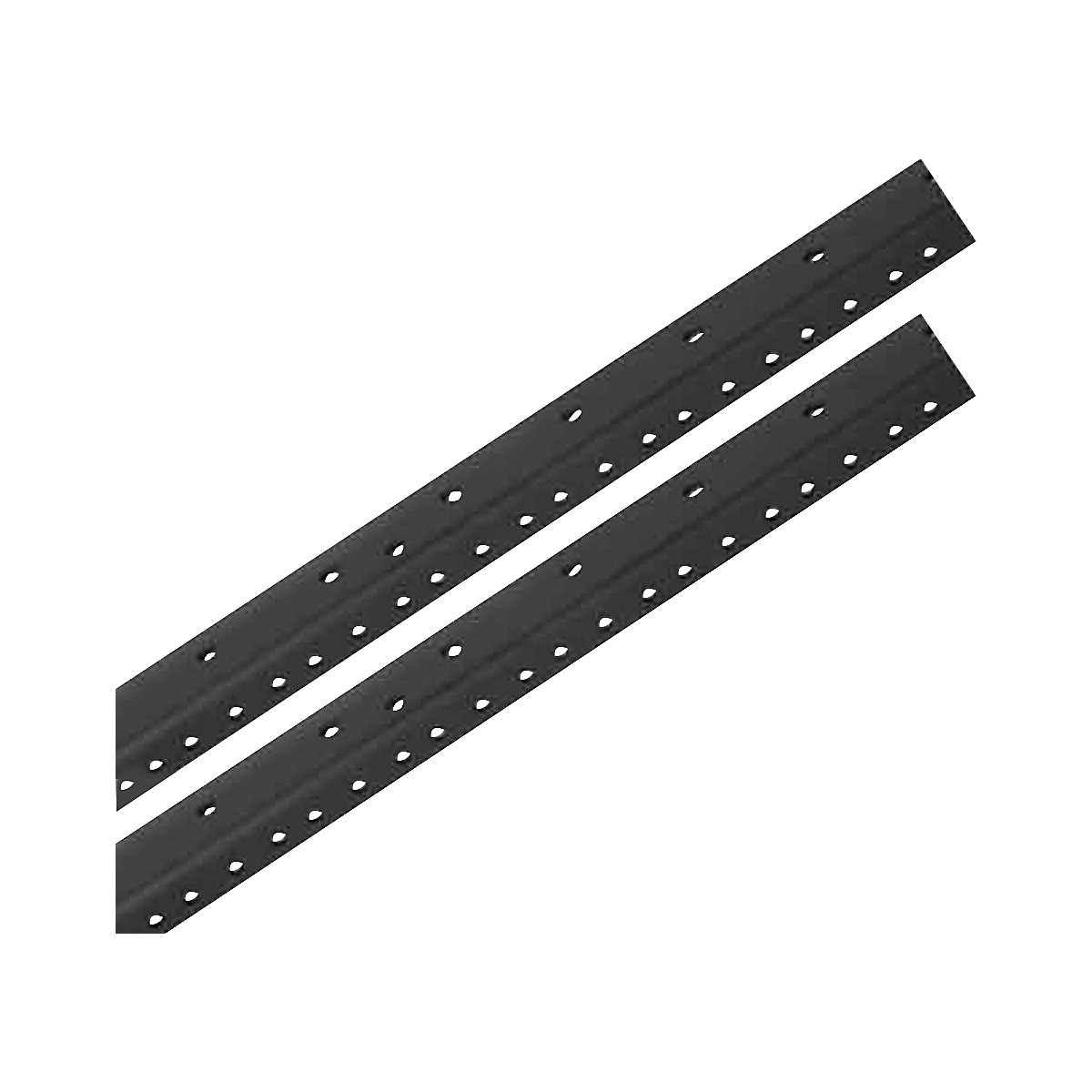 Raxxess Rack Rails (Pair) Black 12 Space | Guitar Center