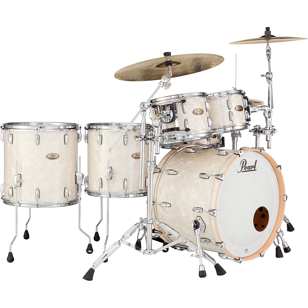 Pearl Session Studio Select Series 5-Piece Shell Pack Nicotine White ...