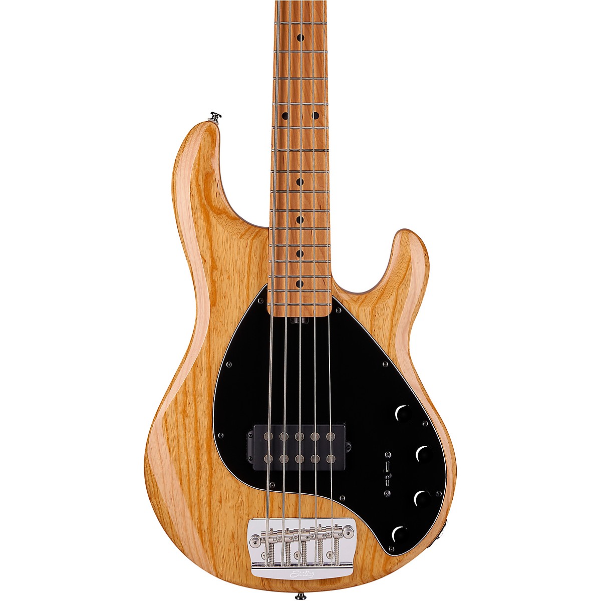 Blemished Sterling by Music Man StingRay5 Roasted Maple Neck Maple ...