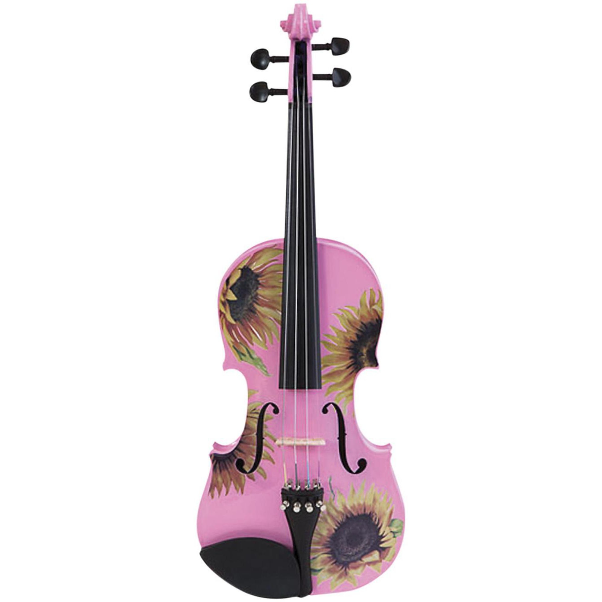Rozanna's Violins Sunflower Delight Pink Series Violin Outfit 4/4 Size ...