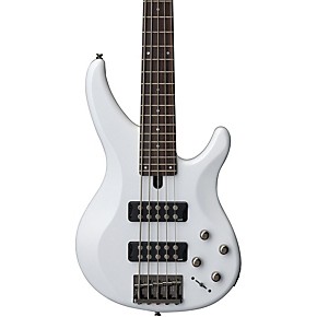 Yamaha TRBX305 5-String Electric Bass White Rosewood Fretboard | Guitar ...