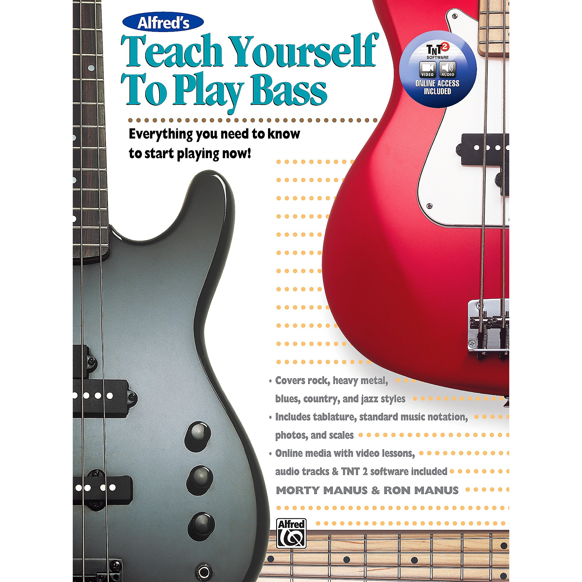 Alfred Teach Yourself To Play Bass Book And Dvd Guitar Center