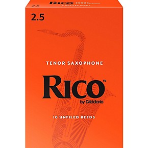 Rico Tenor Saxophone Reeds, Box of 10 Strength 3 | Guitar Center