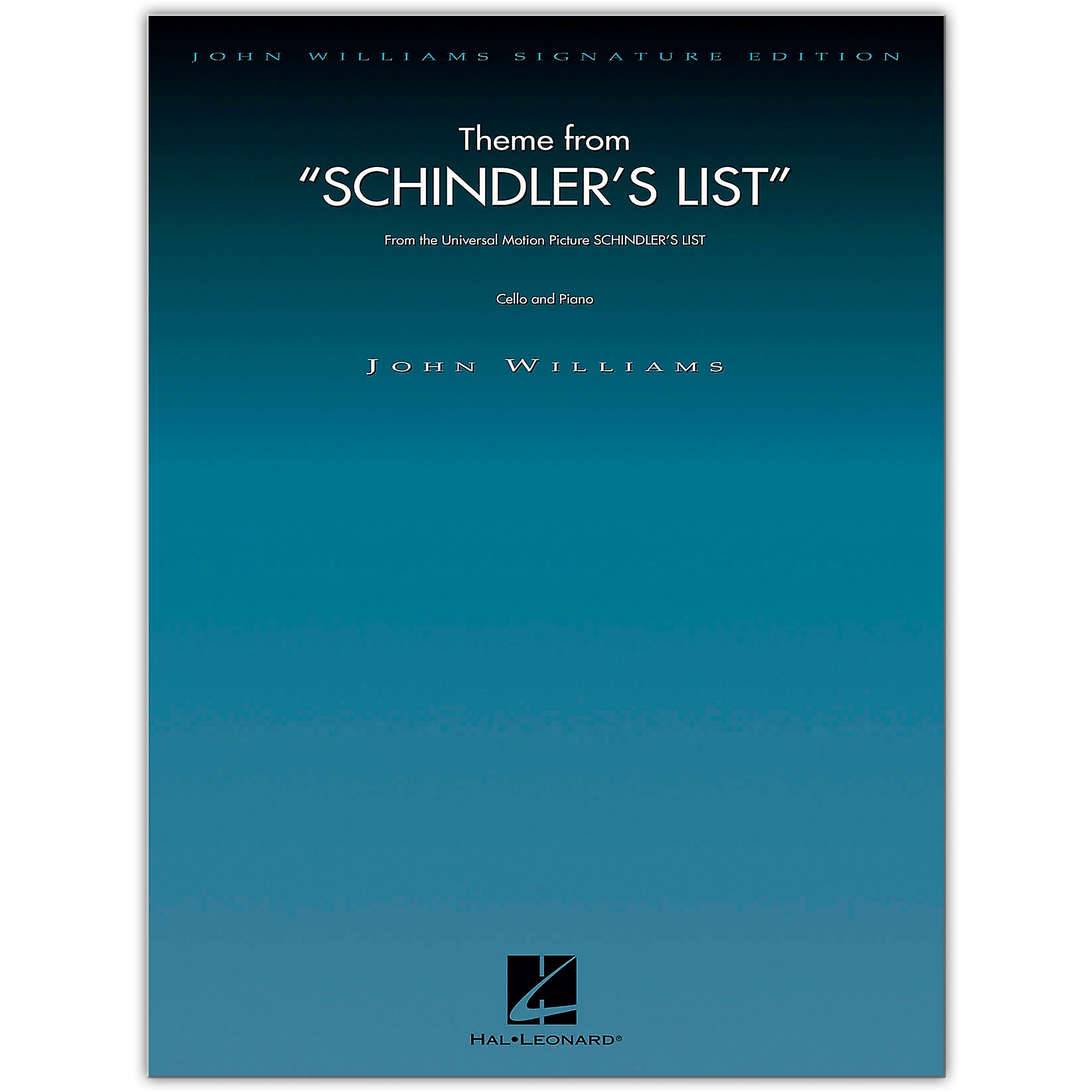 Hal Leonard Theme from Schindler's List for Cello and Piano John ...