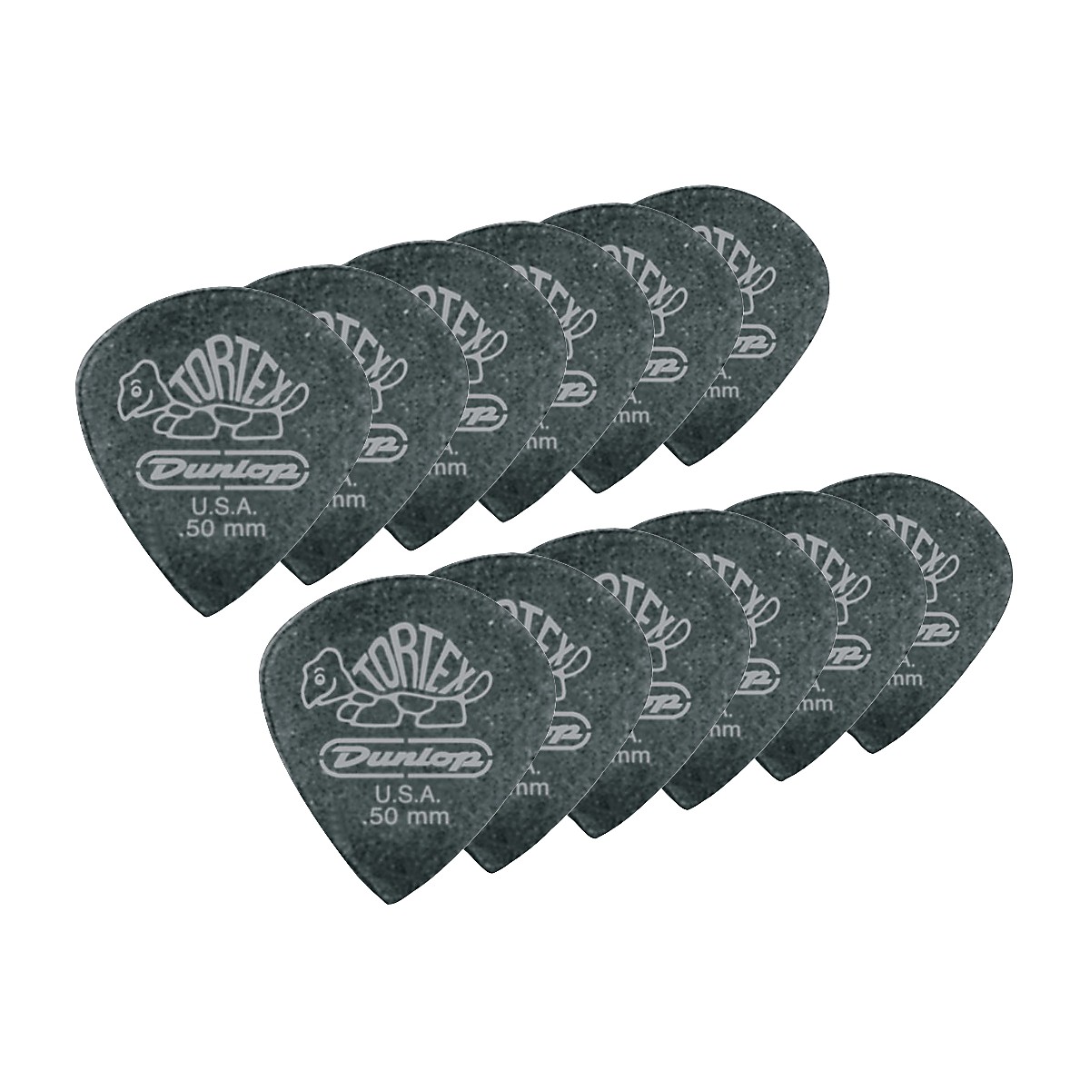 Dunlop Tortex Pitch Black Jazz Guitar Picks 1 Dozen .60 mm | Guitar Center