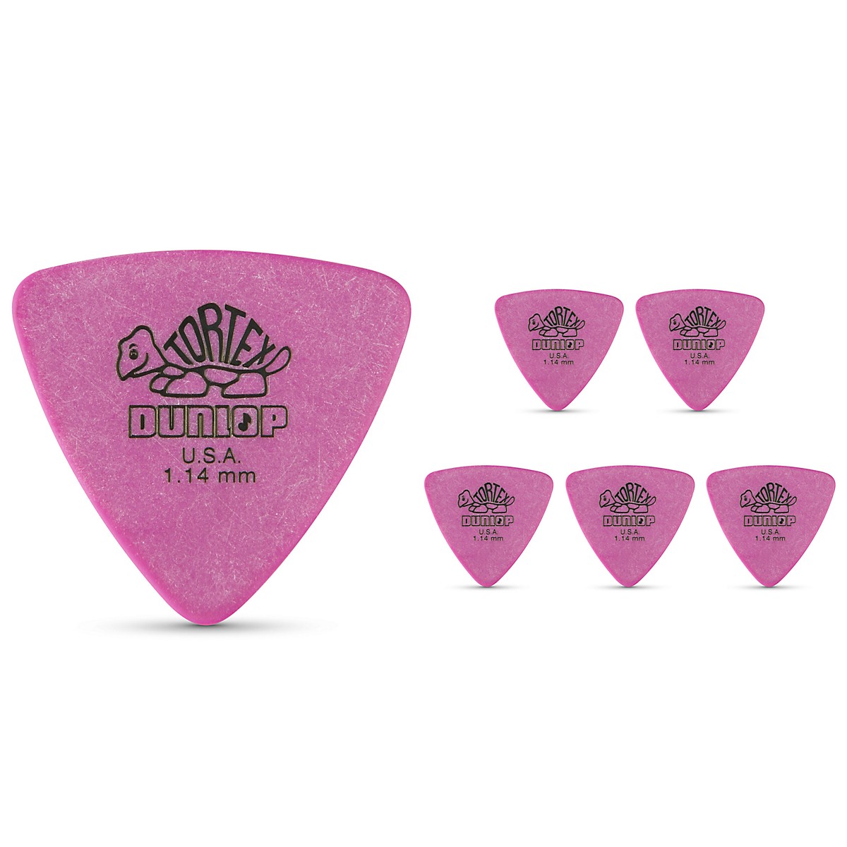 Dunlop Tortex Triangle Guitar Picks 6 Pack 1.14 mm | Guitar Center