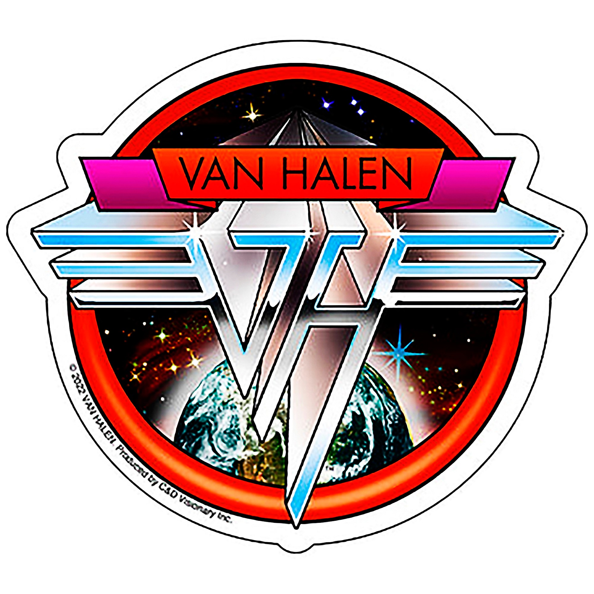 C&D Visionary Van Halen Space Sticker | Guitar Center
