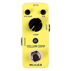 Mooer Yellow Comp Optical Compressor Guitar Effects Pedal | Guitar Center